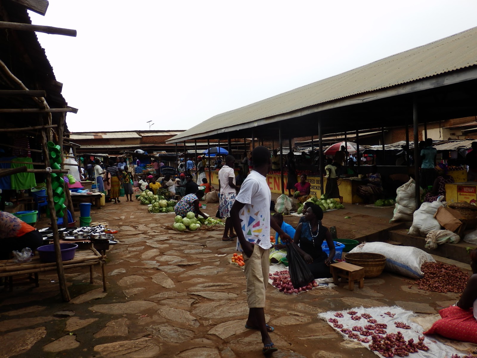 Sarnian in Nebbi: Nebbi market
