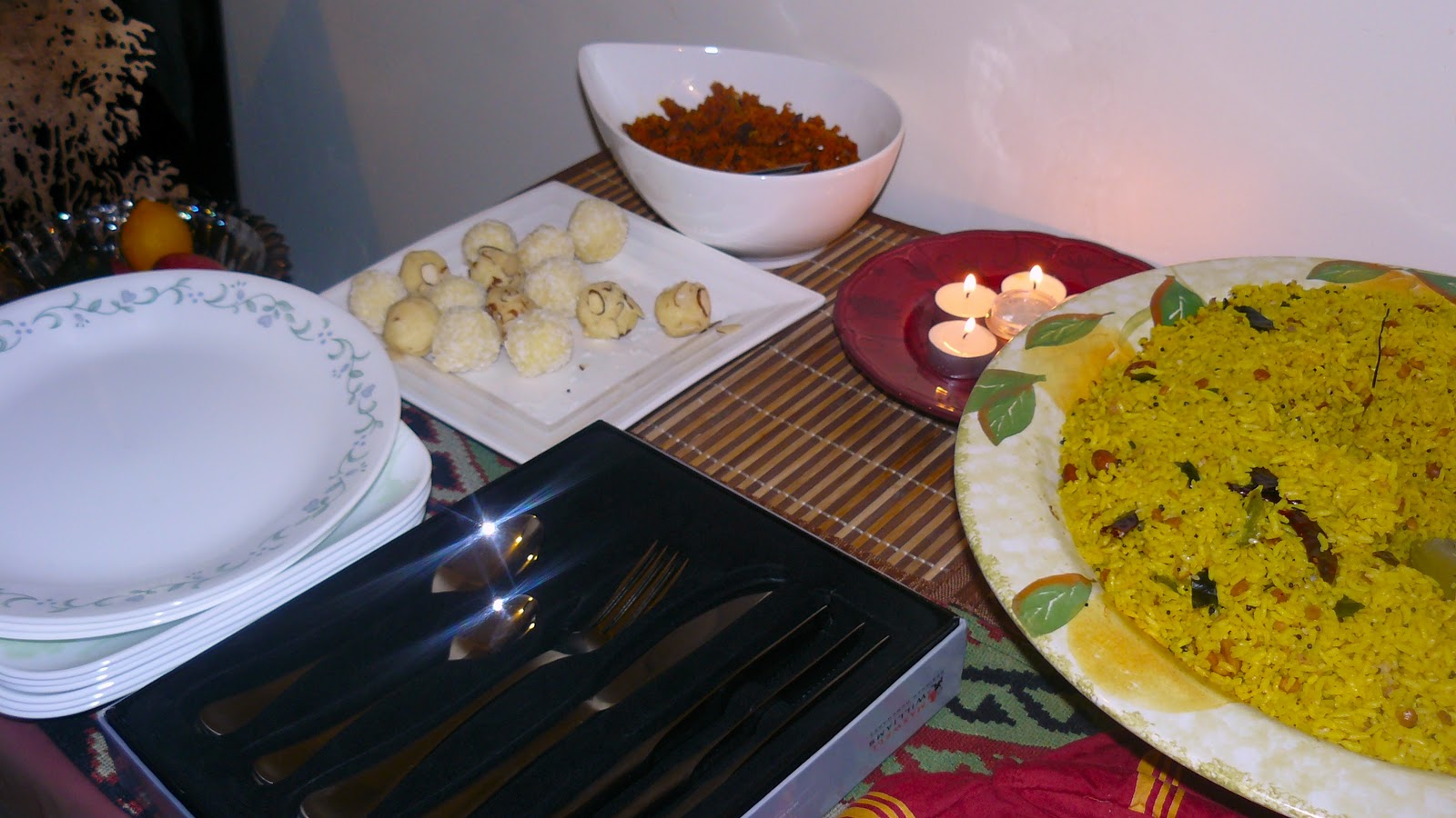 Amma Cheppindi: Get-together menu: 7 (vegetarian)