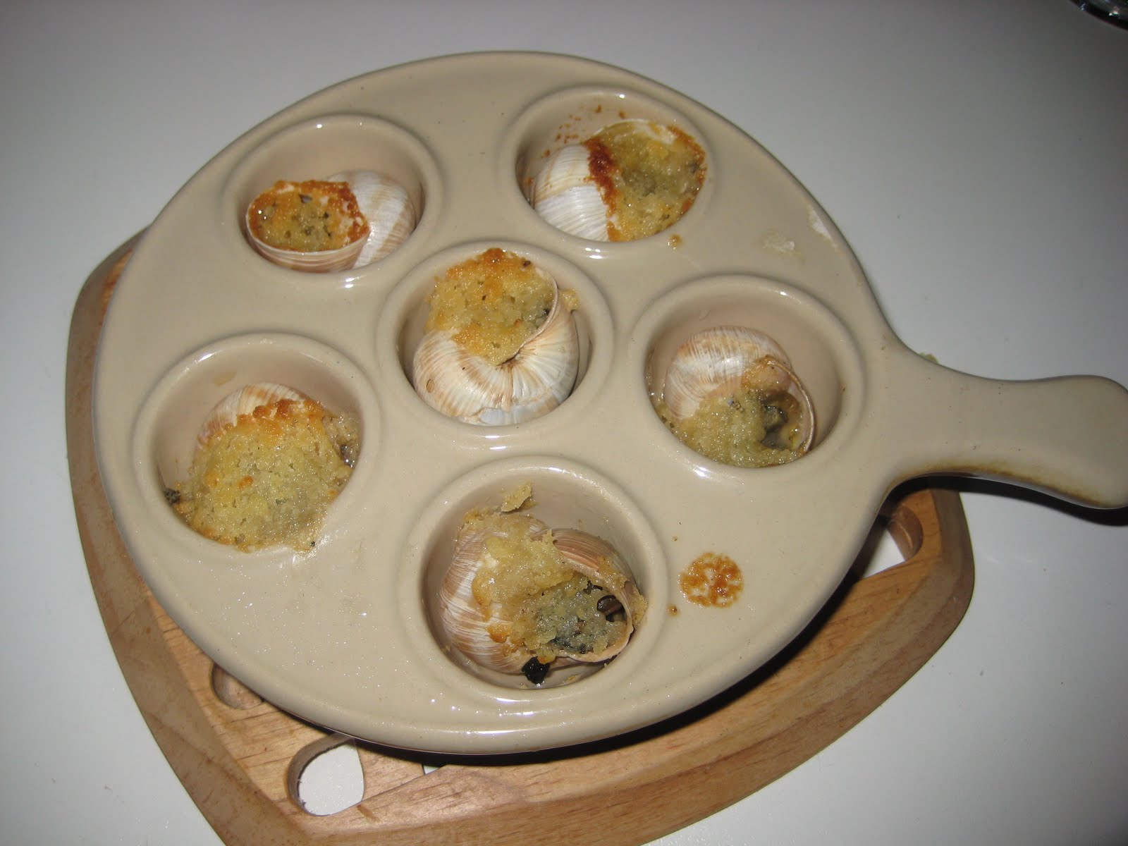 Lemon and Cheese: Snails with Garlic Breadcrumbs