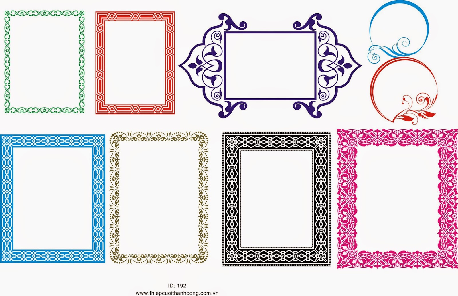 vietsinhvienit: khung viền vector