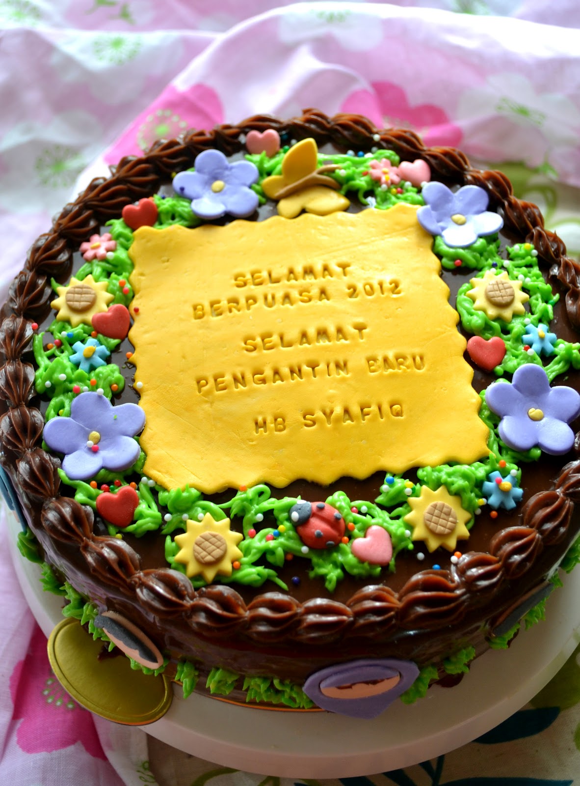 Juwita Fariz and Family: Kek Di Simple Homemade Cake