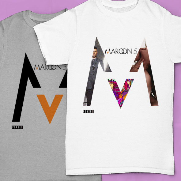 Maroon5 & Maroon5's Album Art T-shirt | Pensée