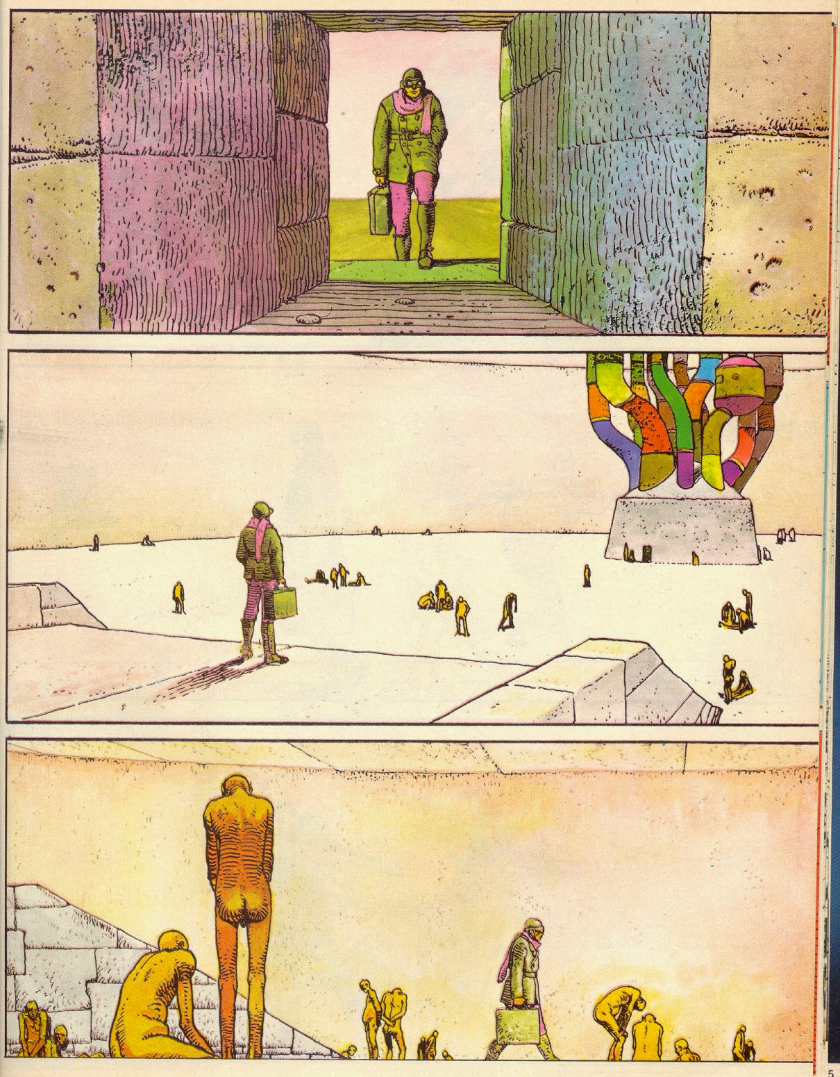 Head Medicine's Museum of International Comic Art: Moebius - "Arzach ...