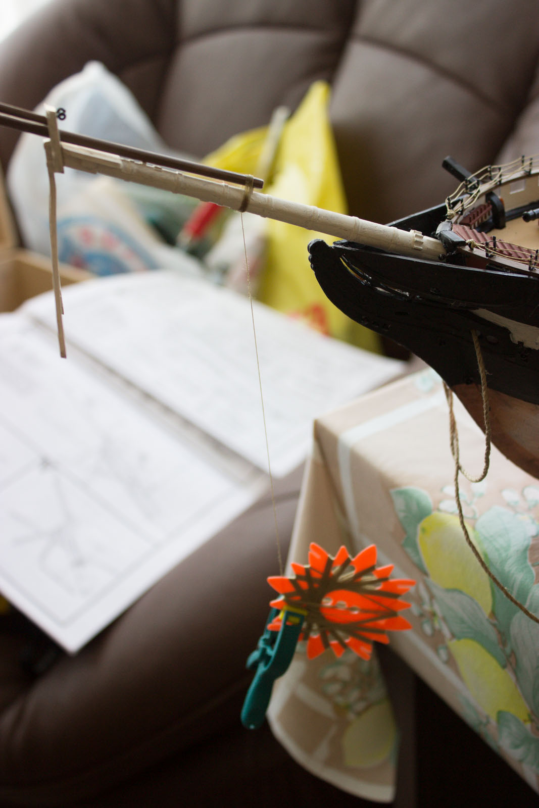 Sailing Ship Models: USS Constitution - The Bowsprit