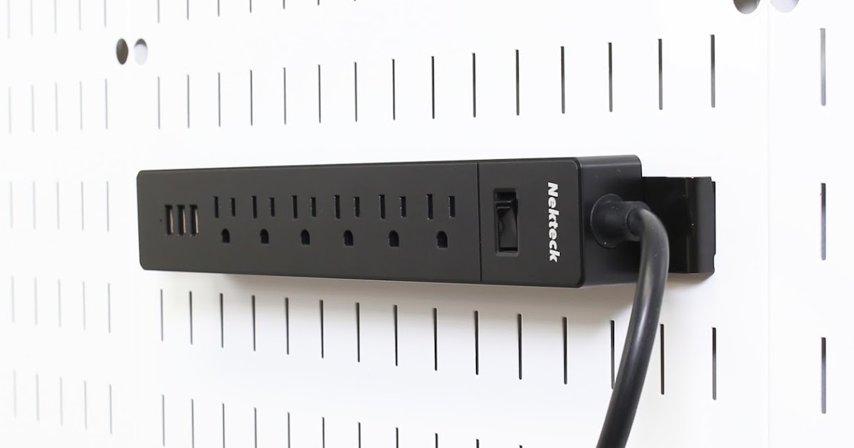 The $5 Fix! How to mount a power strip for under $10