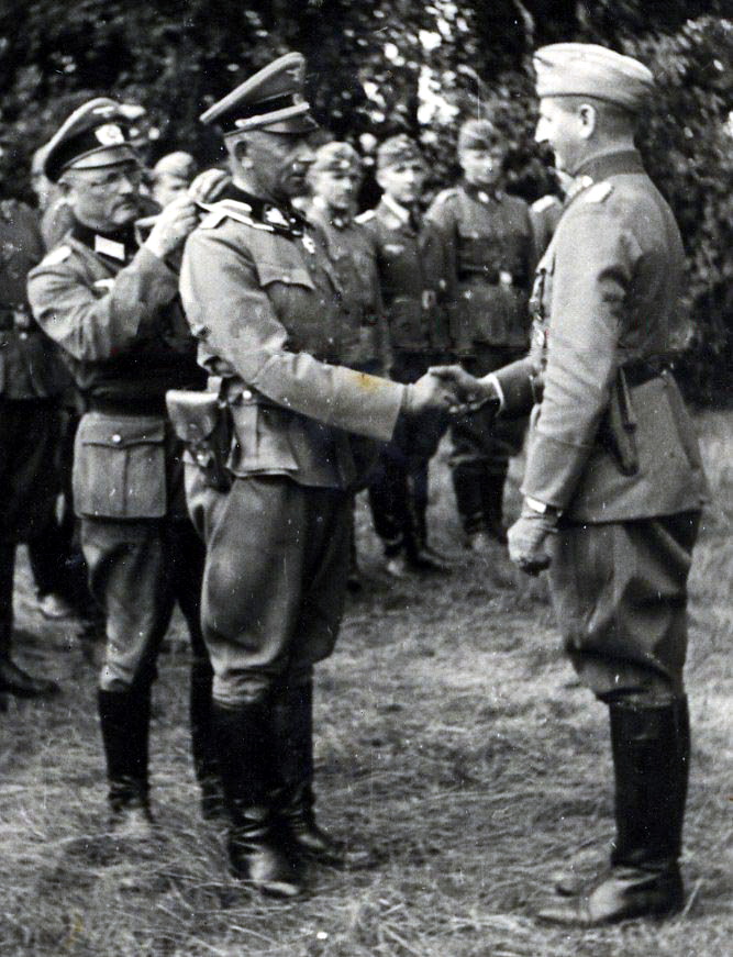 NAZI JERMAN: Foto Paul Hausser, Komandan Das Reich