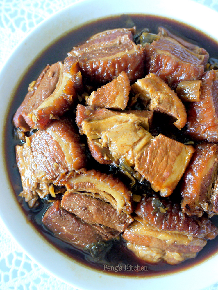 Peng's Kitchen: Mui Choy with Pork Belly 梅菜扣肉