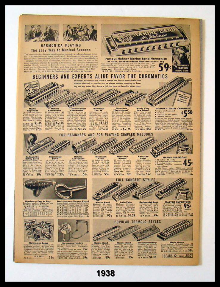 Janela aberta - Blogue de harmonica: Doc's Vintage Harmonica Collectables