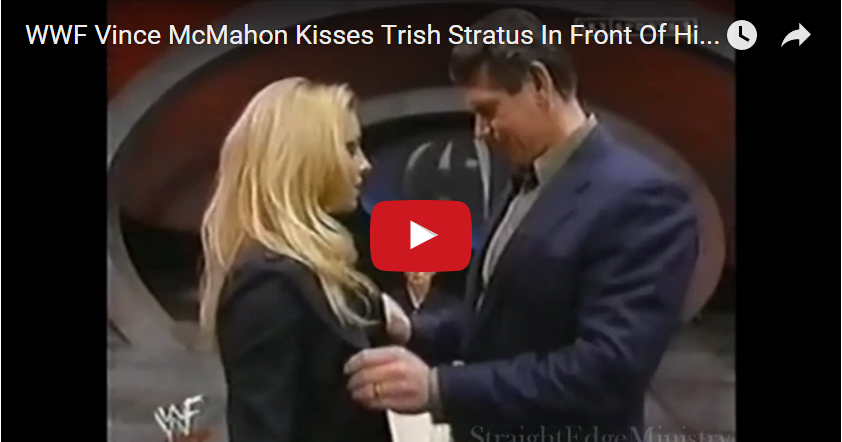 Wwe Trish Stratus And Vince Mcmahon Kiss