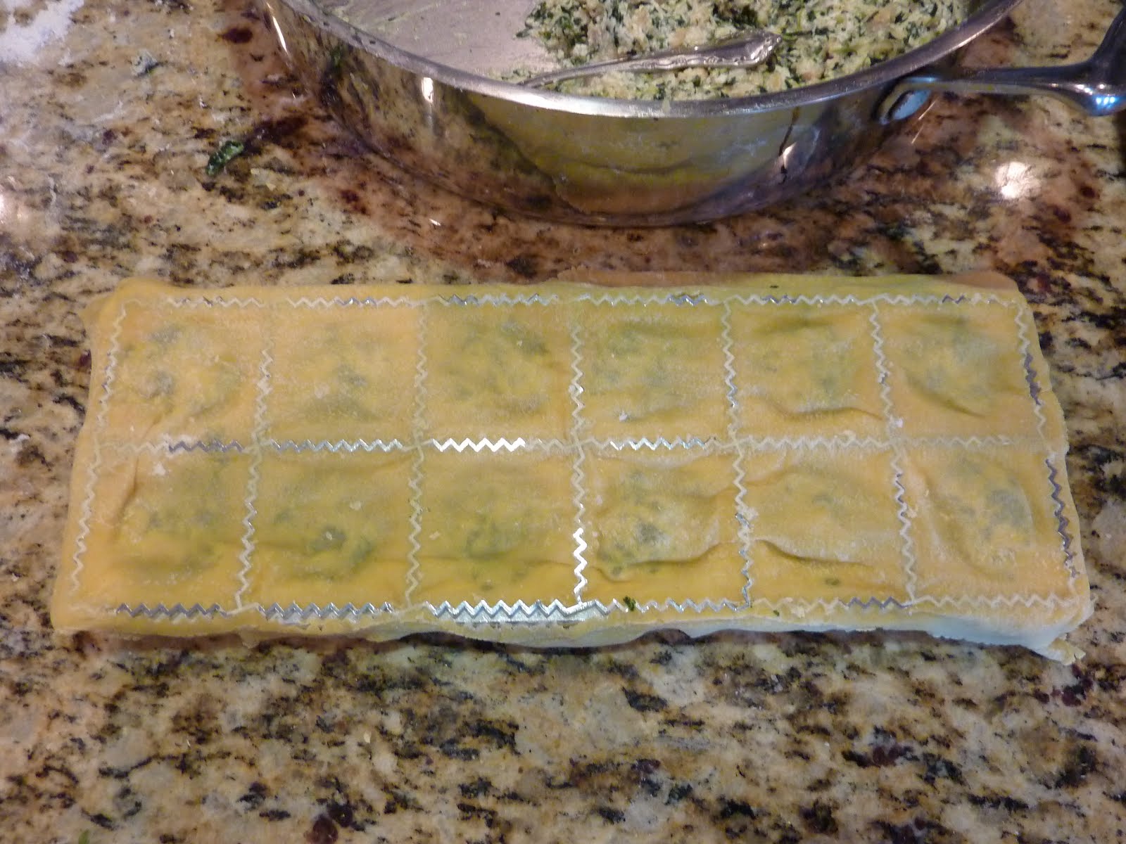 Creative Hospitality: Homemade Spinach and Chicken Ravioli