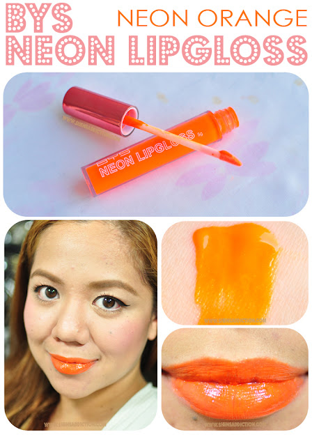 NEW! BYS Neon Lipgloss Swatches - Shen's Addiction