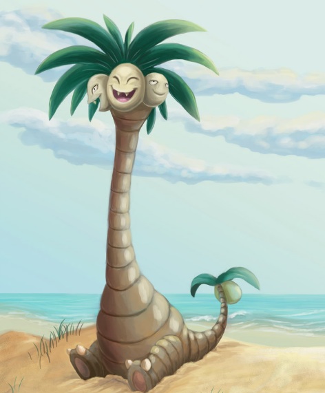 Gregory Palm Farms : Pokemon Go...The New Alolan Exeggutor is... A Palm ...
