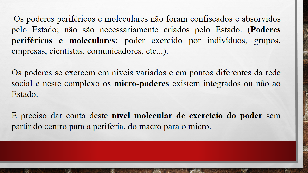 AULAS/CONTEÚDOS - 2ª SÉRIE: AS RELAÇÕES DE PODER SEGUNDO MICHEL FOUCAULT