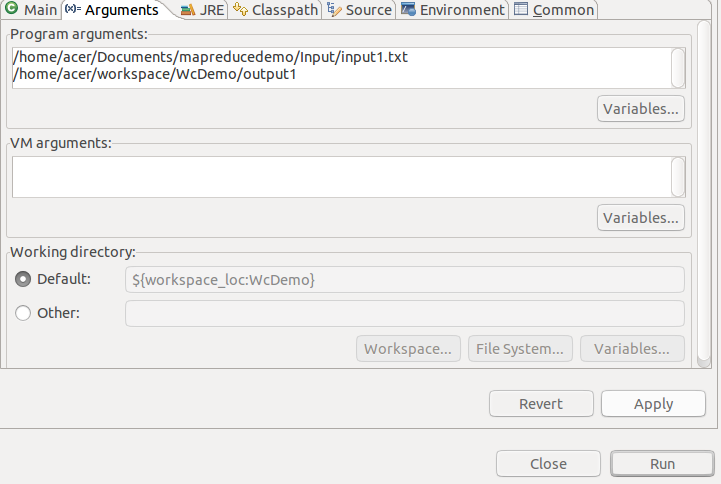 Hadoop Quiz: How to Run Word Count program in Eclipse with screenshot