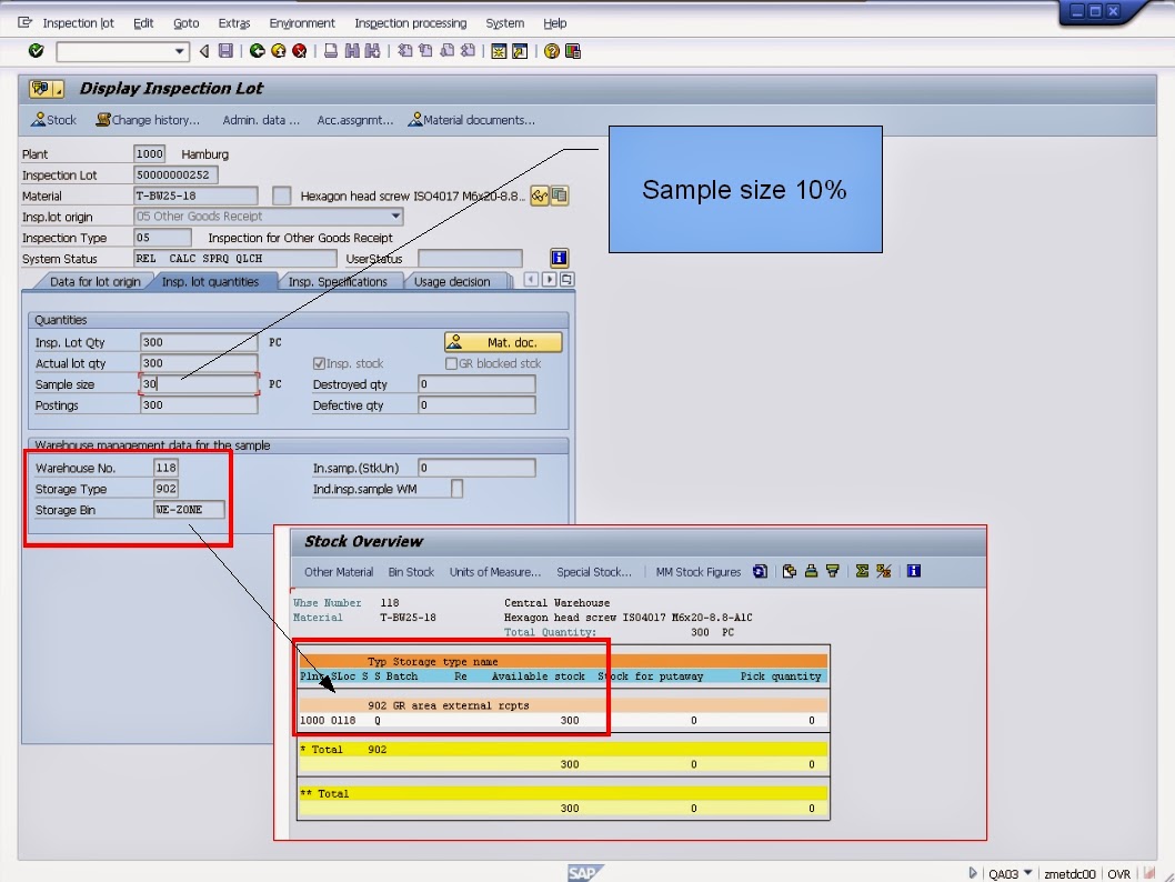 青蛙SAP分享 Froggy's SAP sharing: WMS QM-WM interface Sample Handling 1 ...