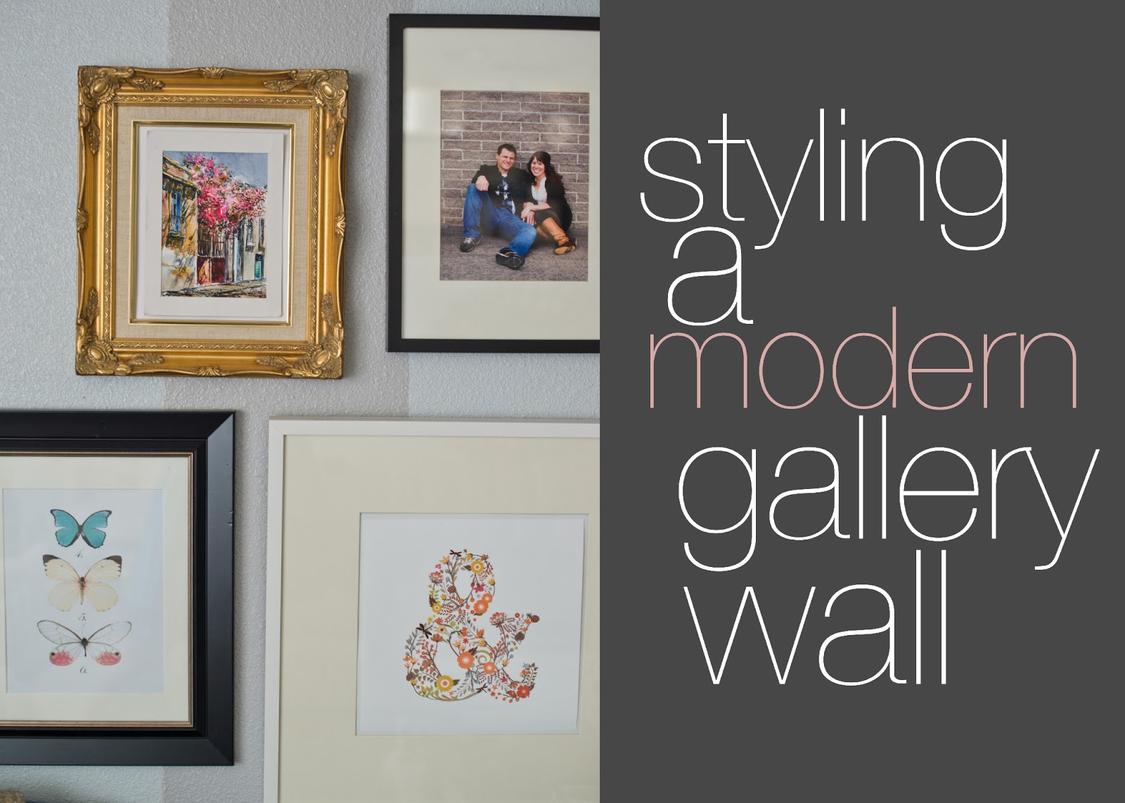 Domestic Fashionista: Styling a Modern Gallery Wall