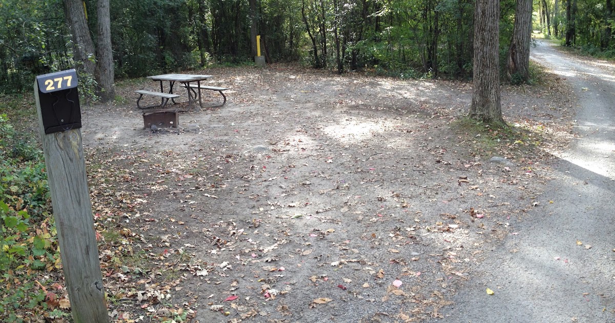 The Campsites: Fitzroy Ontario Provincial Park, site 277