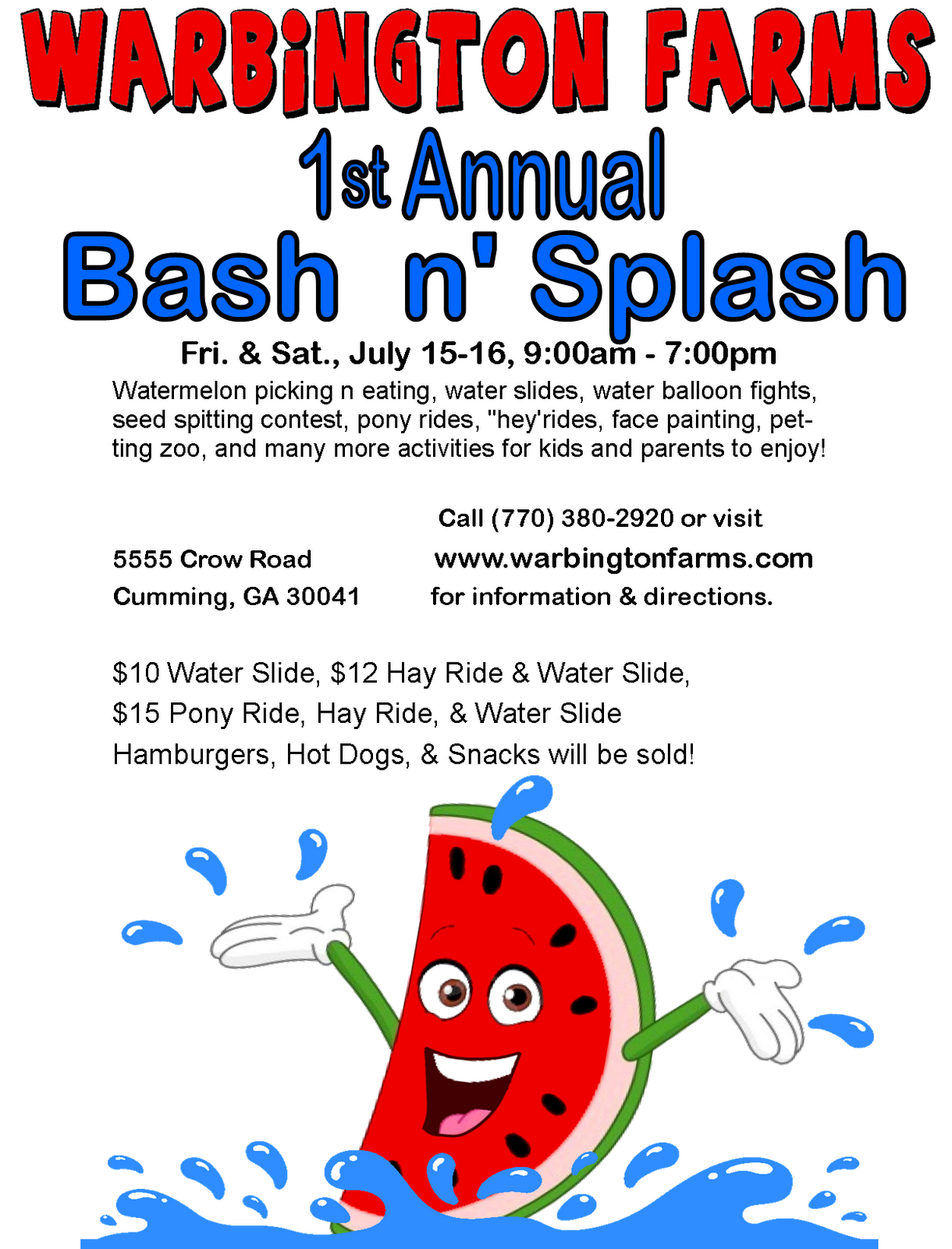 Things to Do in Cumming, GA: July 15th - 17th - Cumming Local