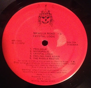 Brown-Sock's Shit Hole: Manilla Road (USA) - Crystal Logic (1983)