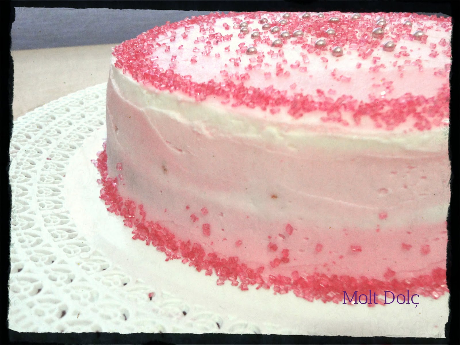 El blog de Molt Dolç: Tarta Rosa