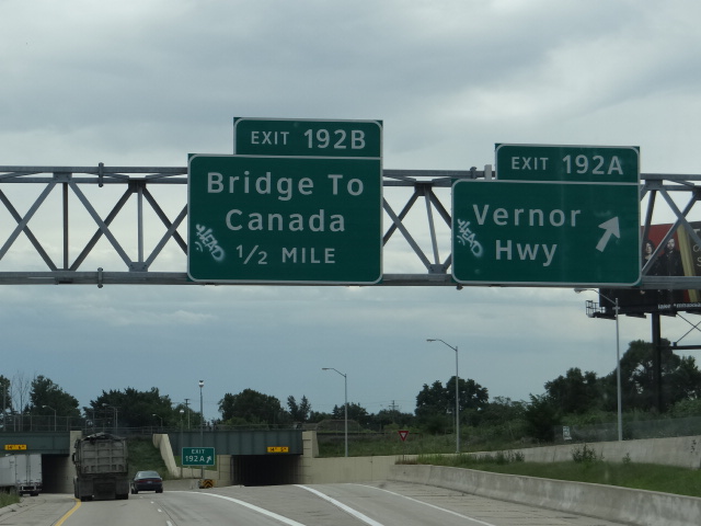 Walkabout With Wheels Blog: Over the Ambassador Bridge From Detroit ...