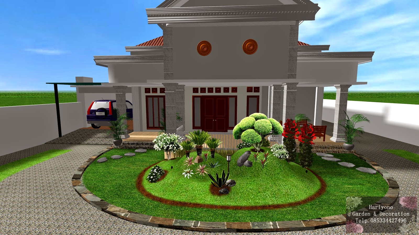 Desain Gambar Landscape 3D ~ JASA HIAS TAMAN