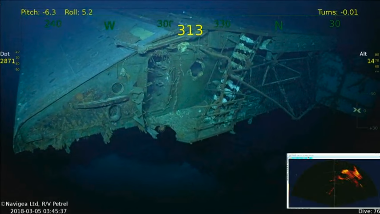 The Wreck of the USS Lexington, an Ongoing Analysis