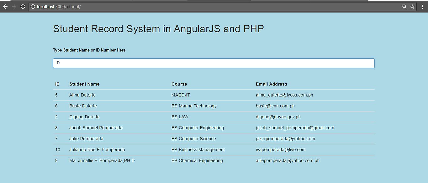 Free Programming Source Codes and Computer Programming Tutorials: Student Record System in ...