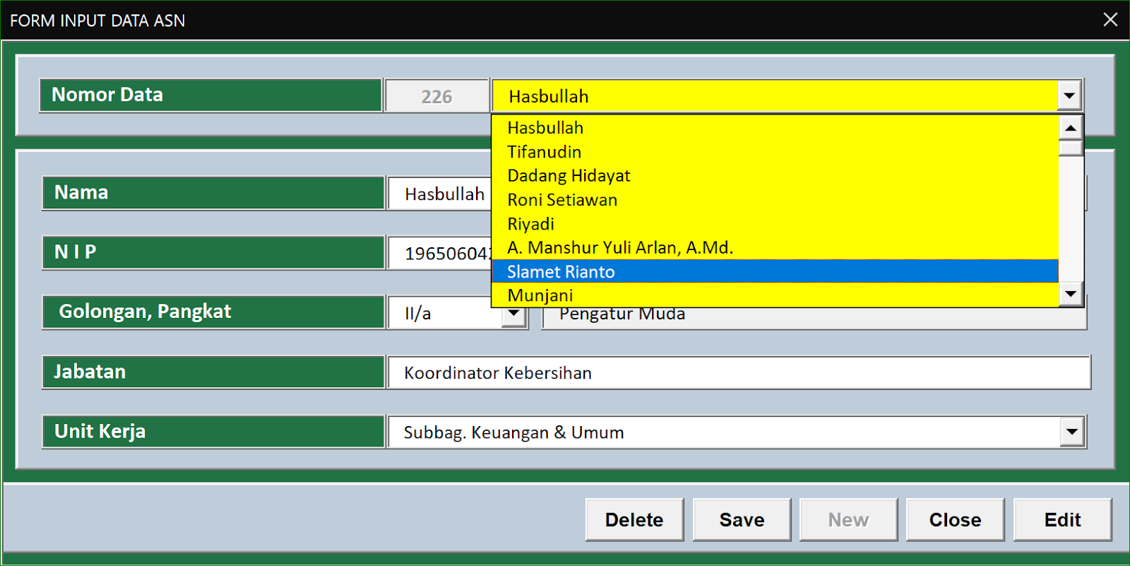 Aplikasi Excel Surat Keterangan Lupa Absen - ExcelManiacs