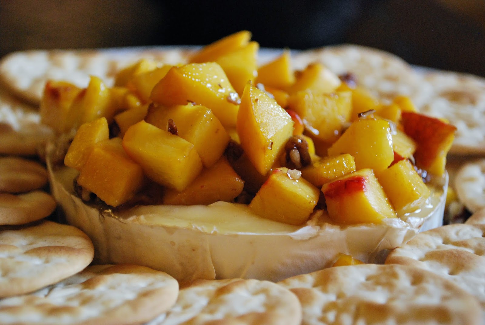 Peach & Pecan Baked Brie | Bevy Richmond