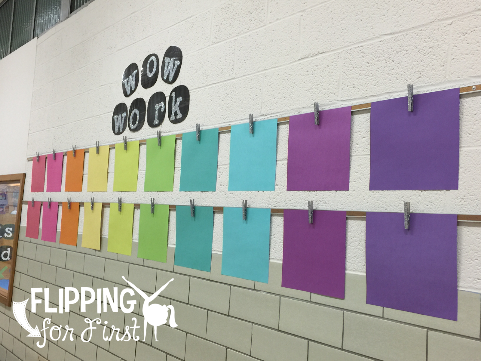 How to Display Student Writing on Ugly Classroom Walls! ~ Flipping for ...