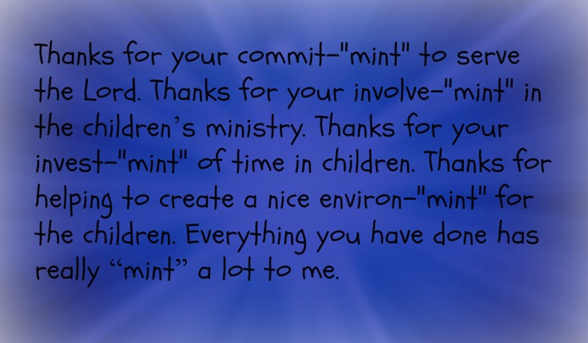 Kidfrugal: Thanks for Your Commit-"mint"