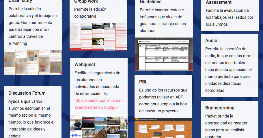 AYUDA PARA MAESTROS: Usos educativos de Padlet
