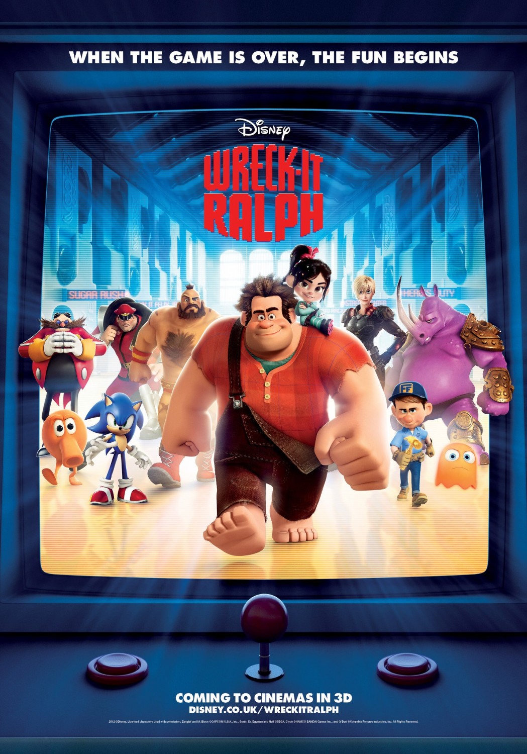 CAMEOS & REFERENCIAS A SONIC: WRECK-IT RALPH