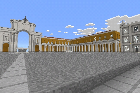 Meu Mundo do Minecraft: Praça do Comércio