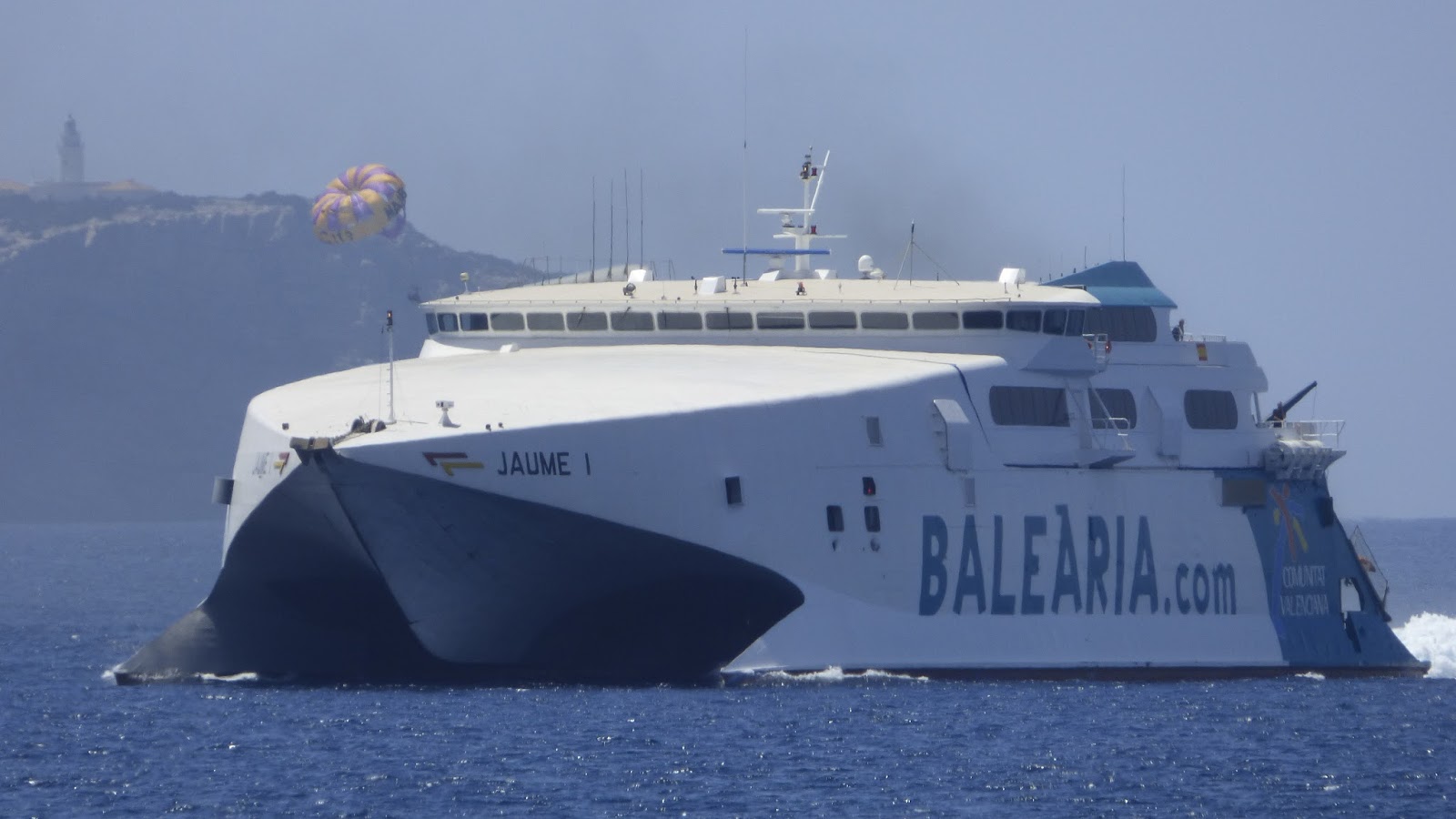 FERRYBALEAR: El HSC "Jaume I" de Baleària ya se encuentra en Tenerife