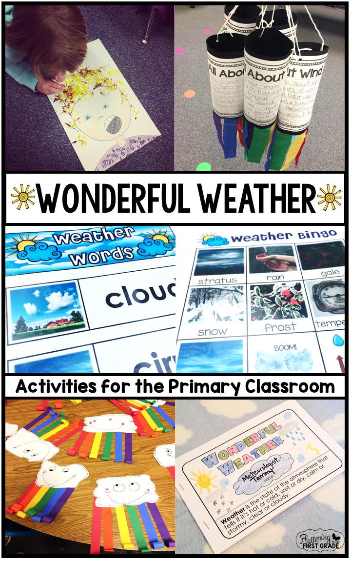 Wonderful Weather: Activities for the Primary Classroom | Fluttering ...