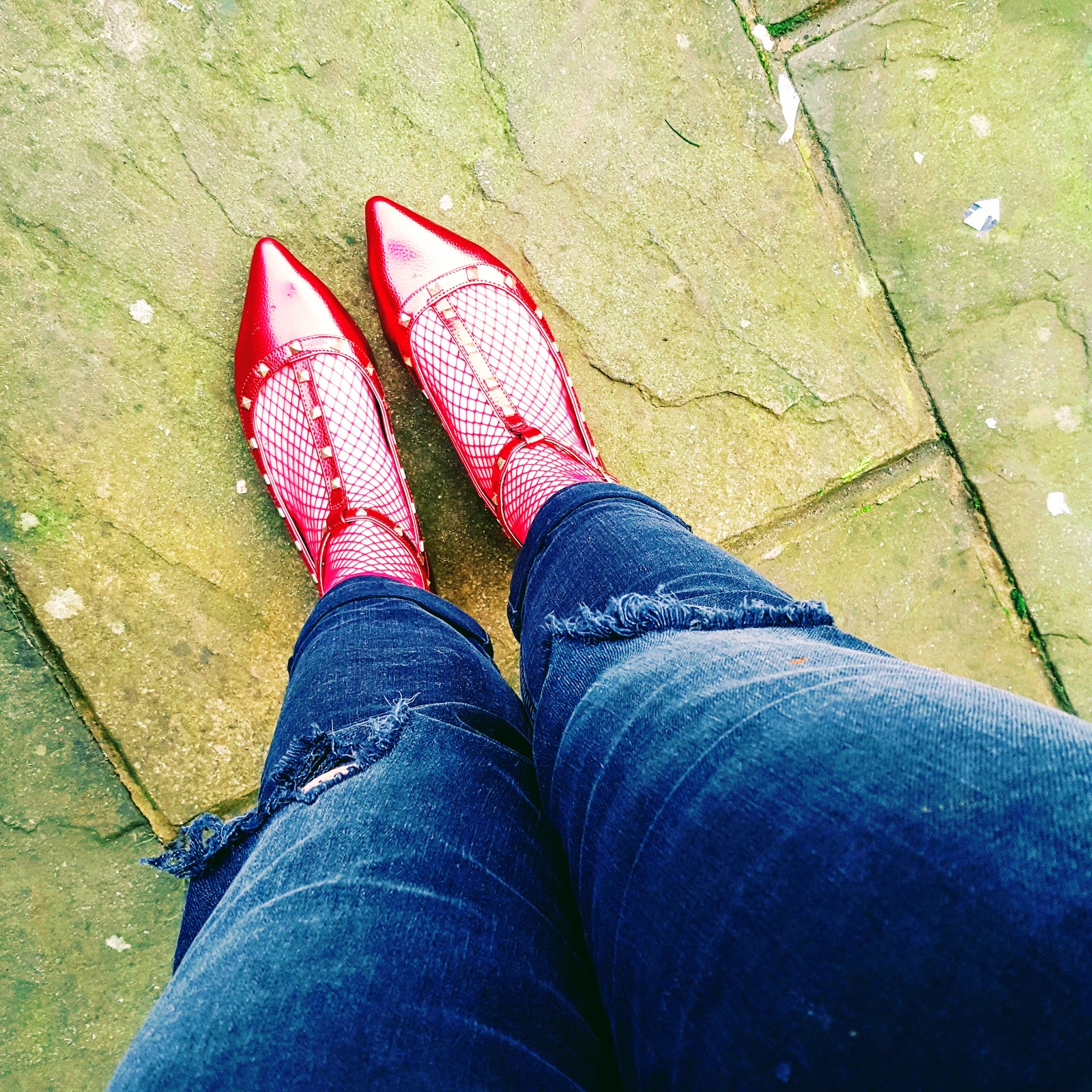 Red Shoes, Red Socks: The Wordless Wednesday - Claire Justine