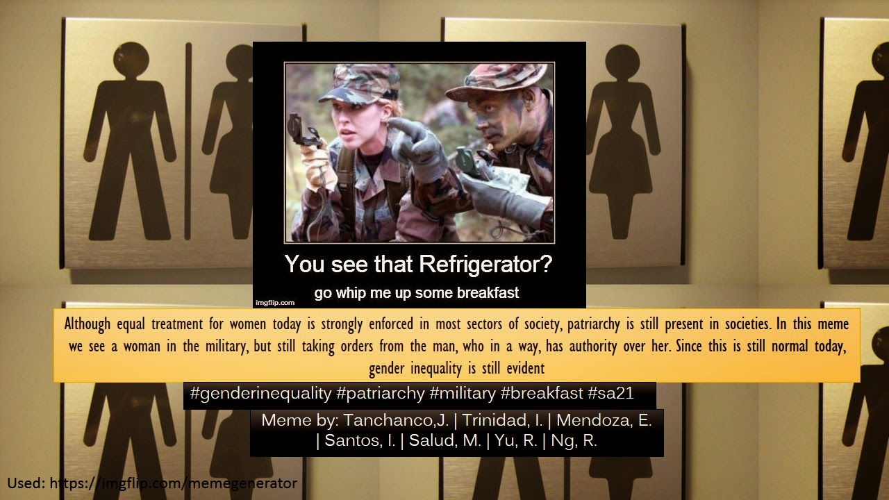 SA21 Fieldworks: Gender Inequality Memes