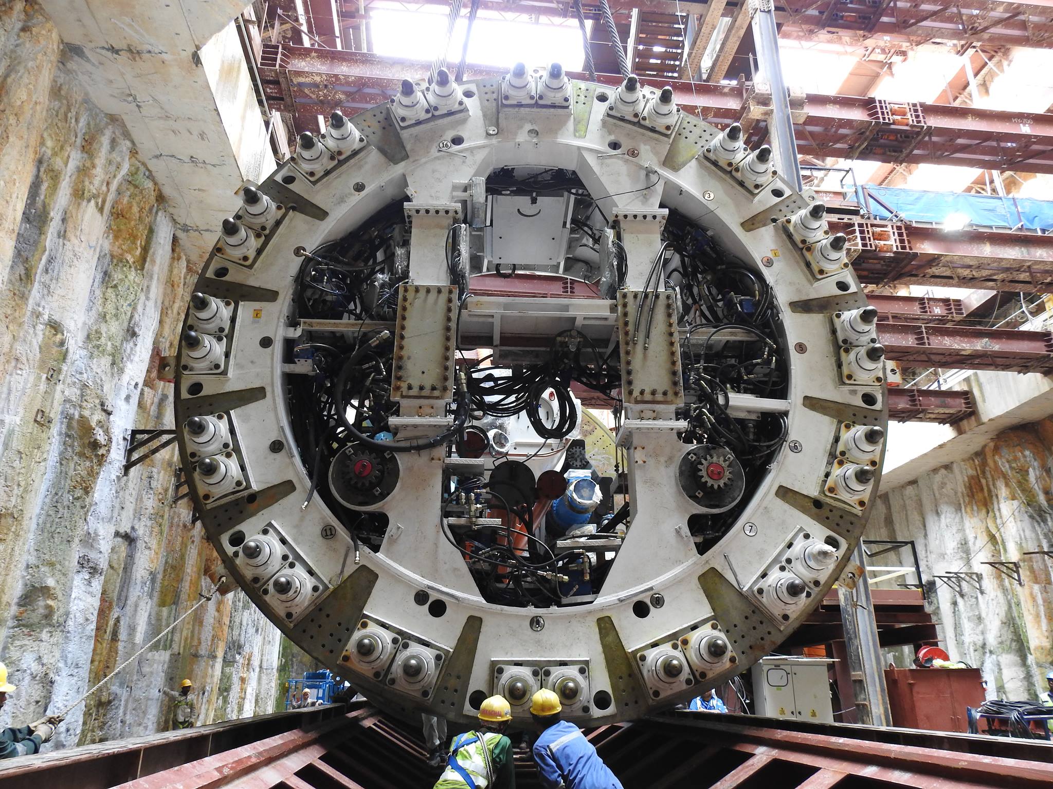Thomson Line Construction: Upper Thomson - TBM Assembly