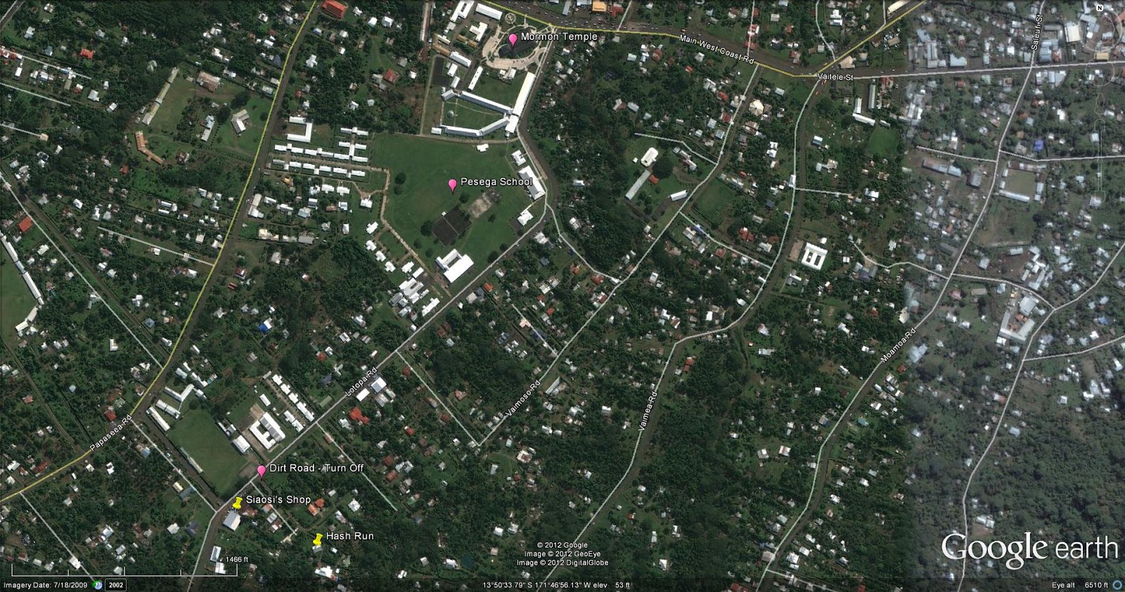 Apia Hash House Harriers: October 2012