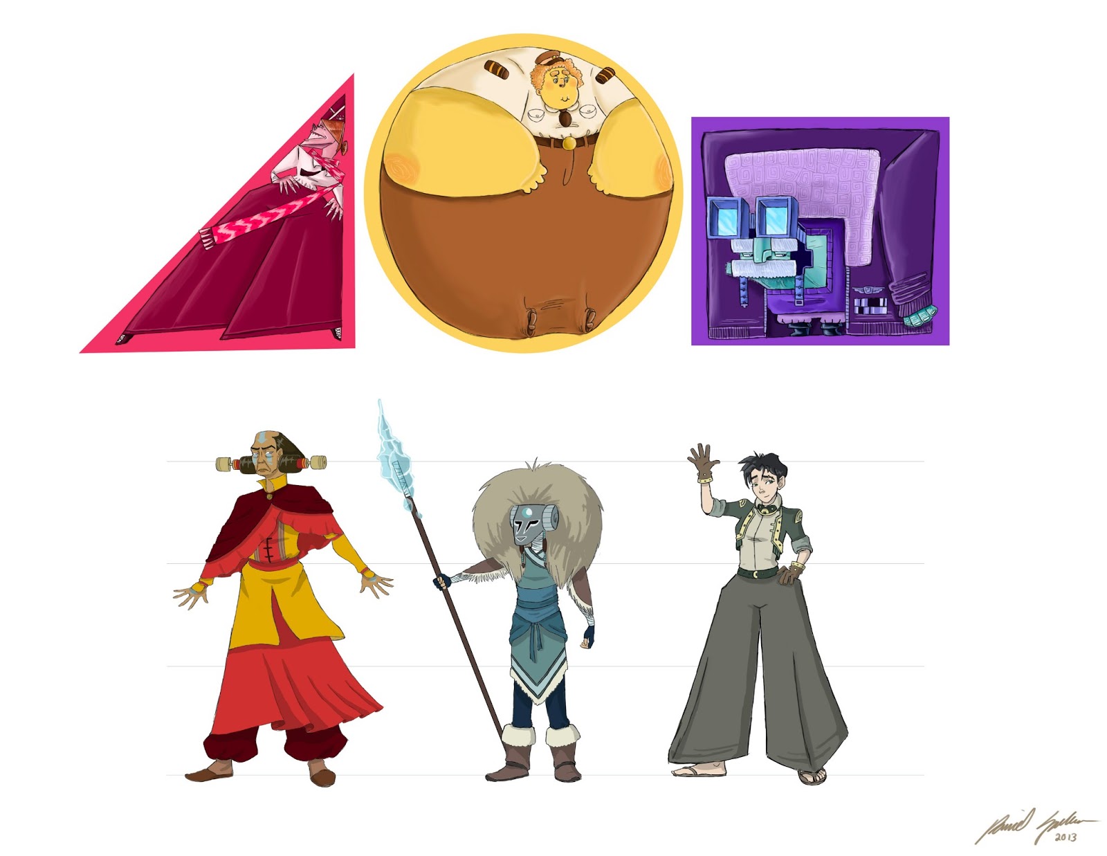 Daniel Spellman Art: Character Portfolio