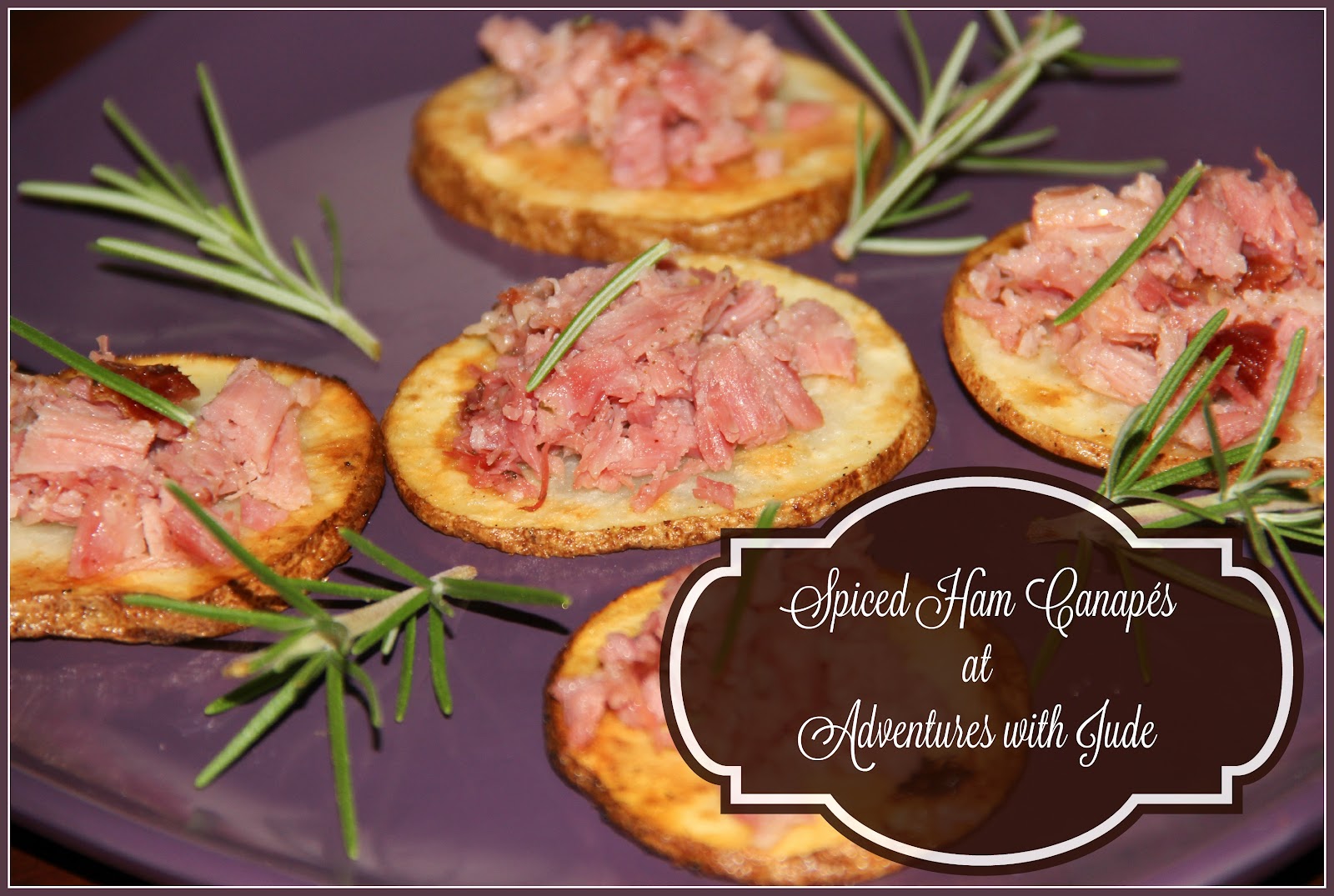 Adventures with Jude: Spiced Ham Canapes (A is for Appetizers)