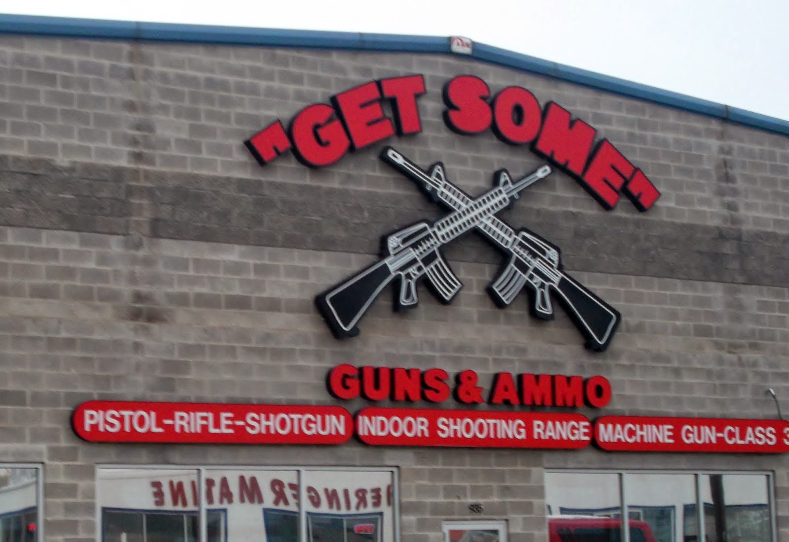 "Get Some" gun range in Orem Utah