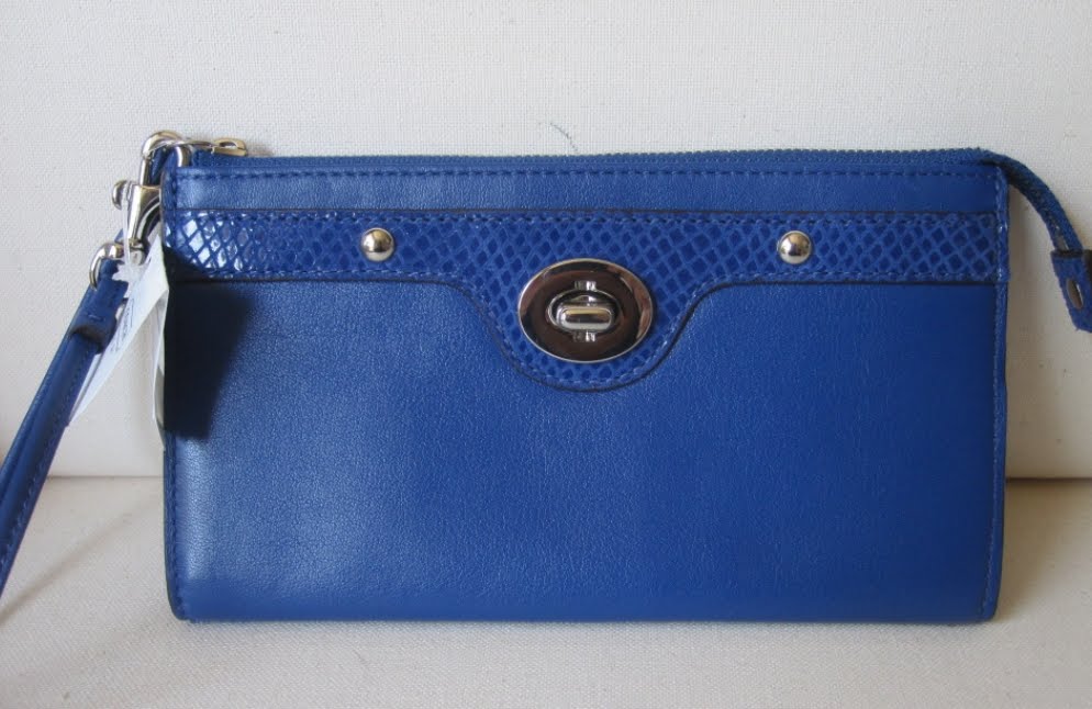 LADIES BAG ONLINE: #533 - COACH PENELOPE LEATHER ZIPPY WALLET 45647