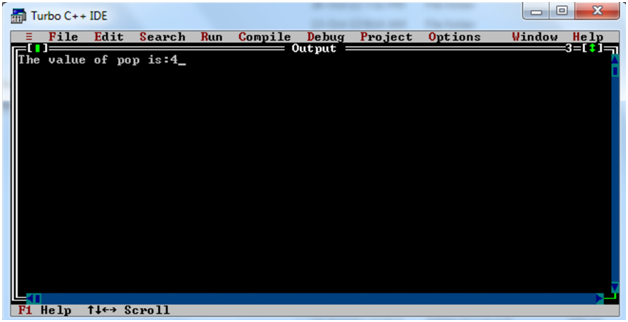 Write a program of array implementation of a stack - B.Tech CSE