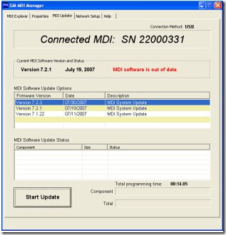 WiFi GM MDI Multiple Diagnostic Interface: GM MDI scanner asks for ...