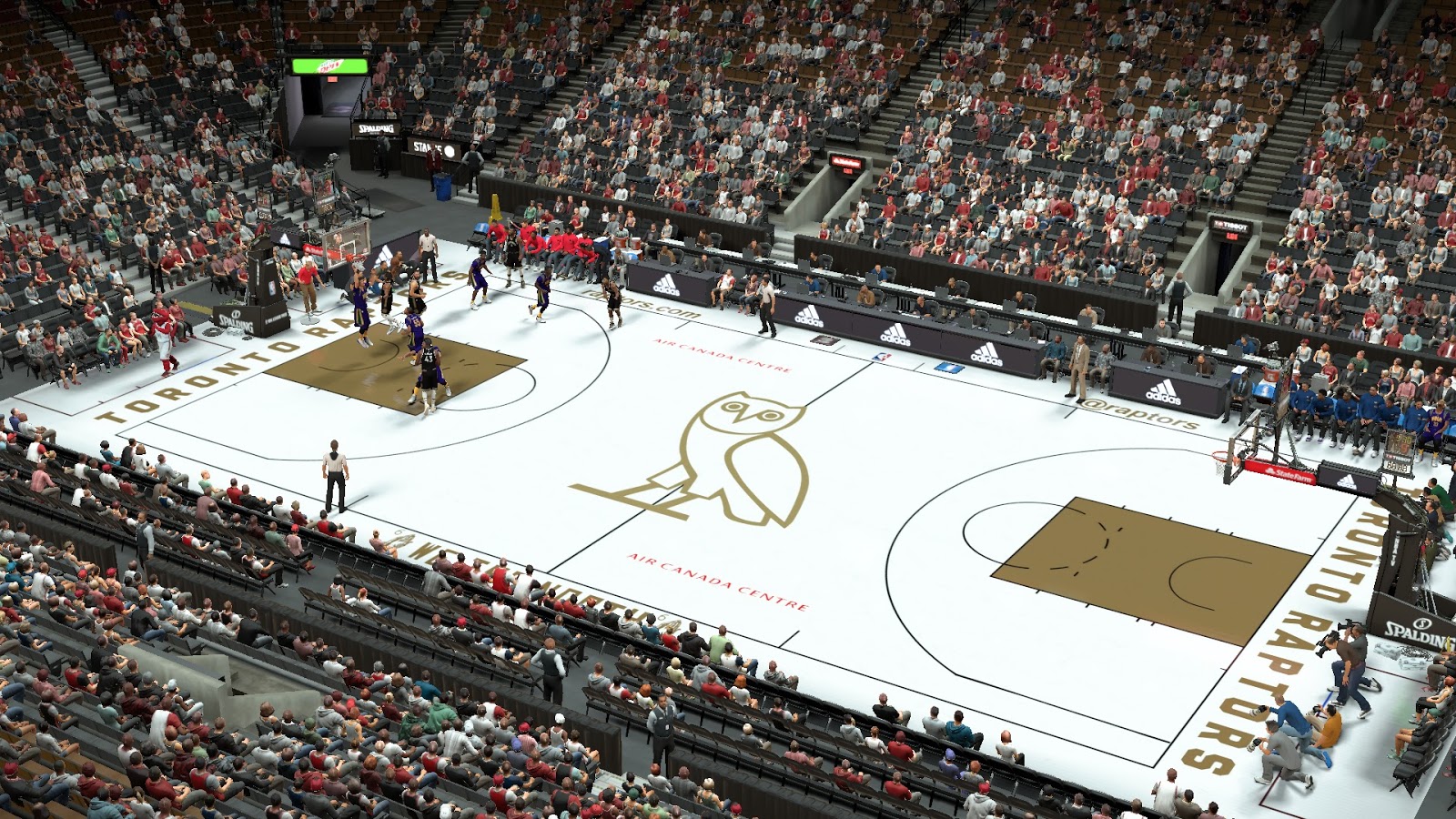 2K Mods by Iron Knight: Toronto Raptors OVO Concept Court