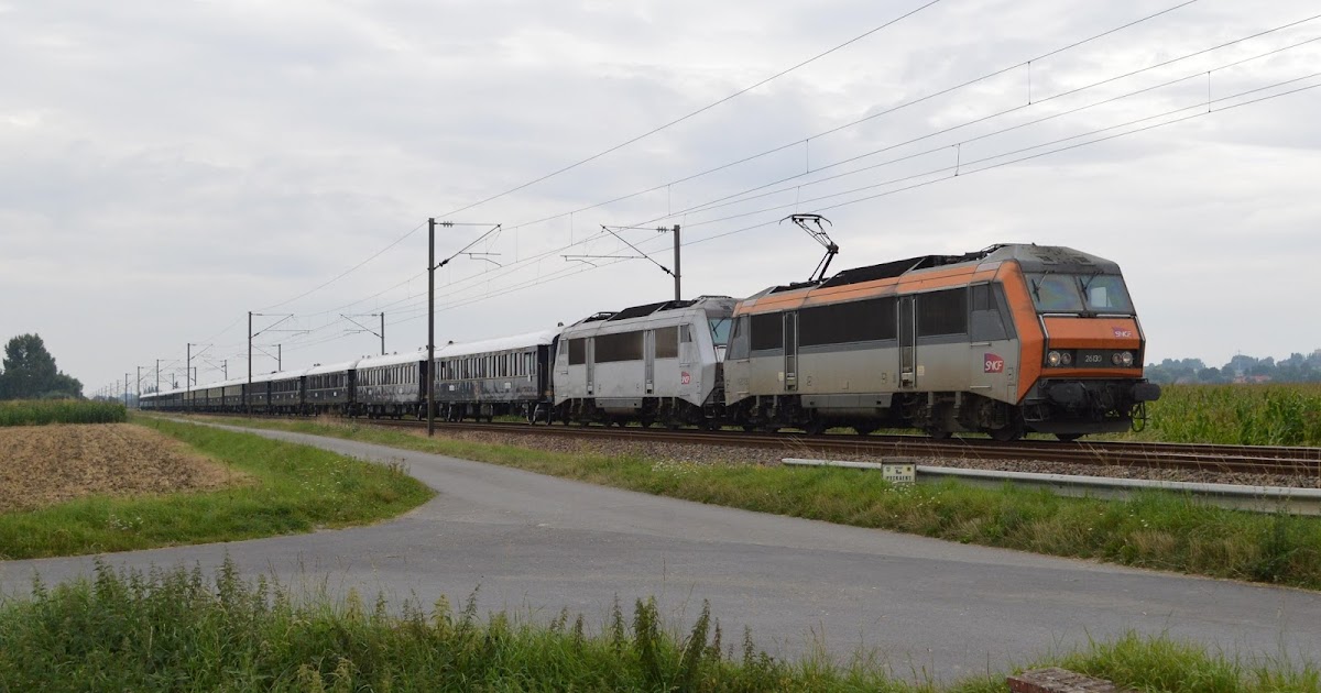 LA PASSION DU TRAIN: VSOE arrivée à Calais avec 2 BB 26000