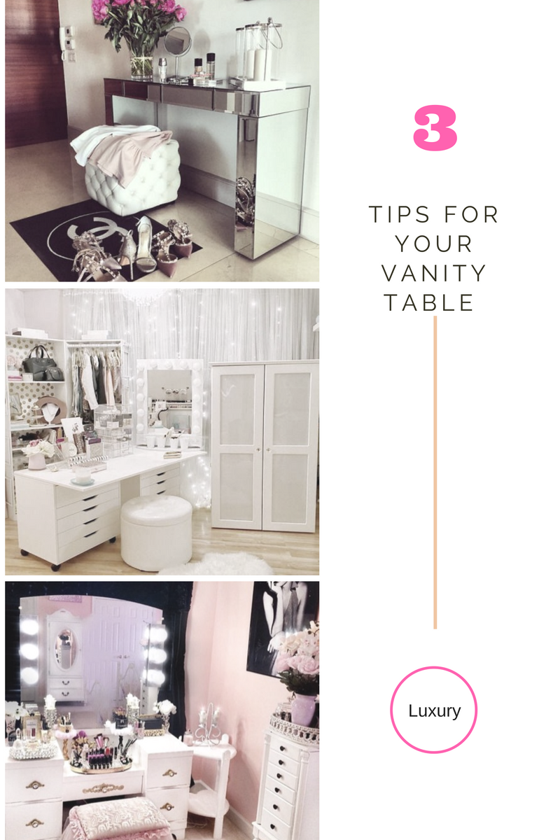 How to choose the vanity table - The fashion Diamonds